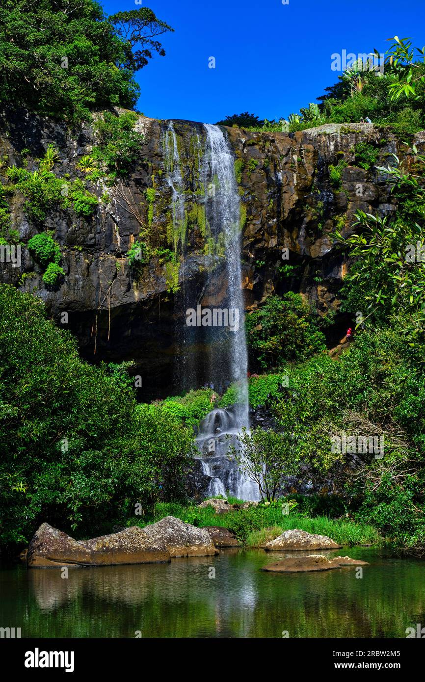 Mauritius, Plaines Wilhems district, Henrietta, the Seven Waterfalls of ...