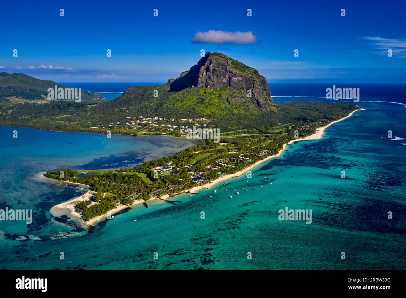 Mauritius, Black River district, Morne Brabant peninsula, Unesco World ...