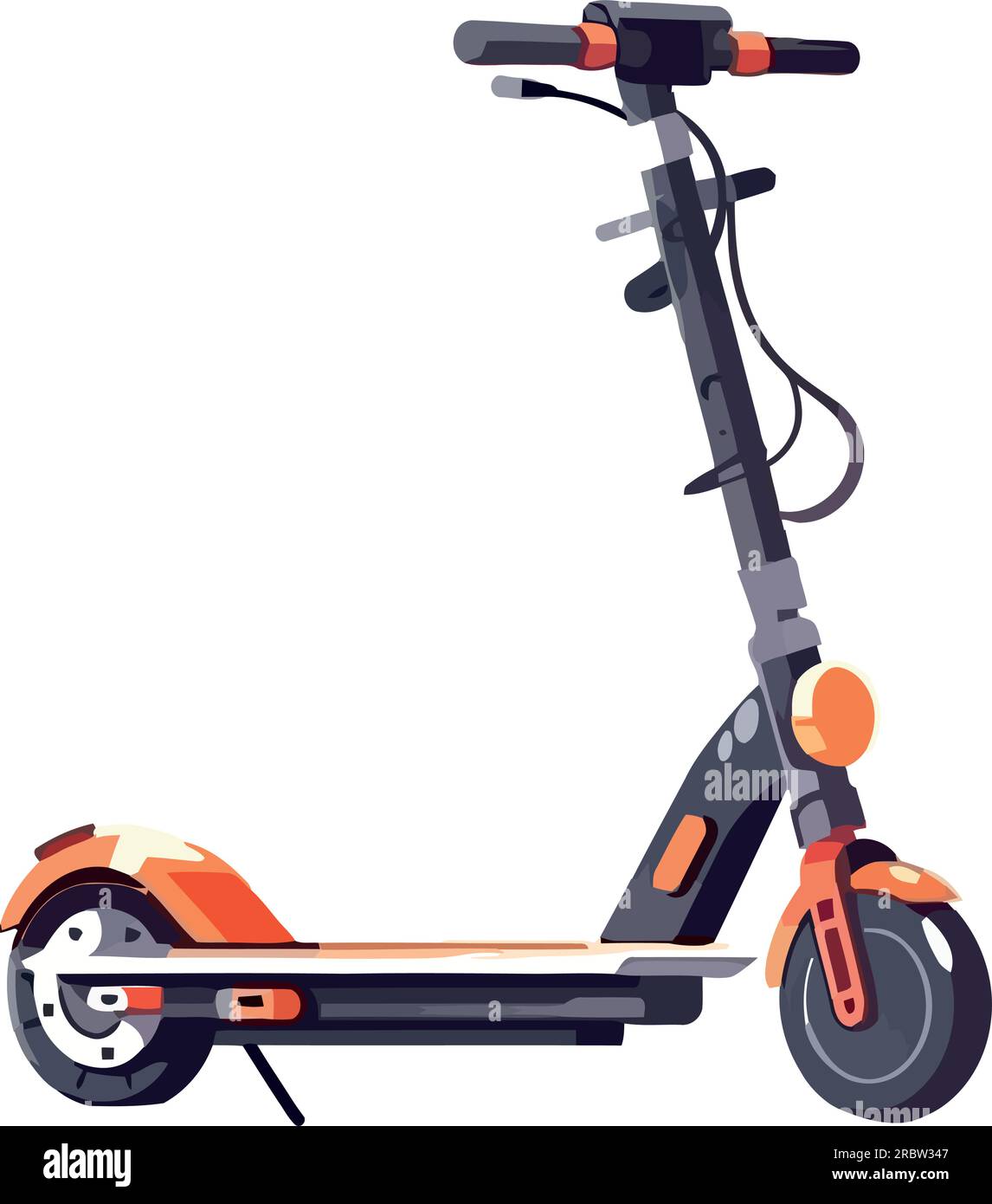 Cute push scooter design Stock Vector Image & Art - Alamy