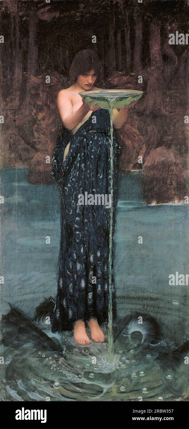 Circe Invidiosa 1892 by John William Waterhouse Stock Photo - Alamy