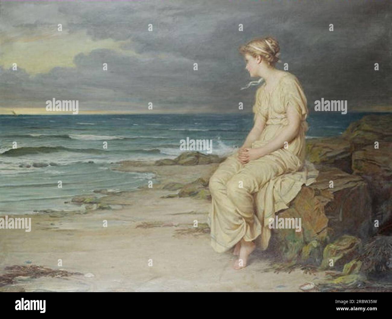 John william waterhouse miranda hi-res stock photography and images - Alamy