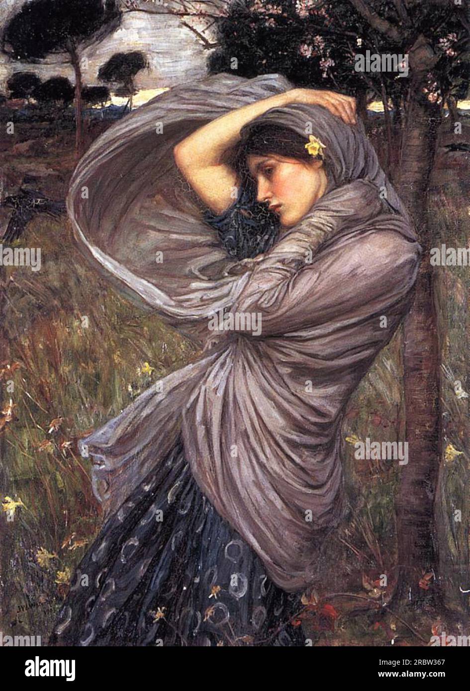 John william waterhouse boreas hi-res stock photography and images - Alamy