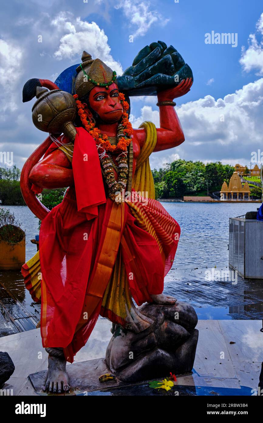 Mauritius, Savanne district, Grand Bassin temple or Ganga Talao temple ...