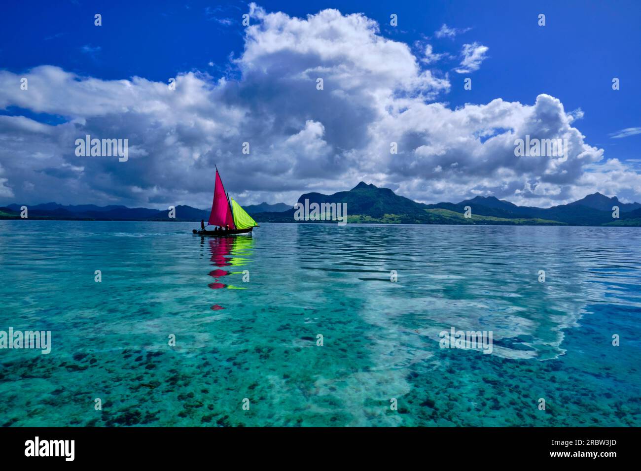Mauritius, Grand Port district, Old Grand Port, Grand Port bay ...