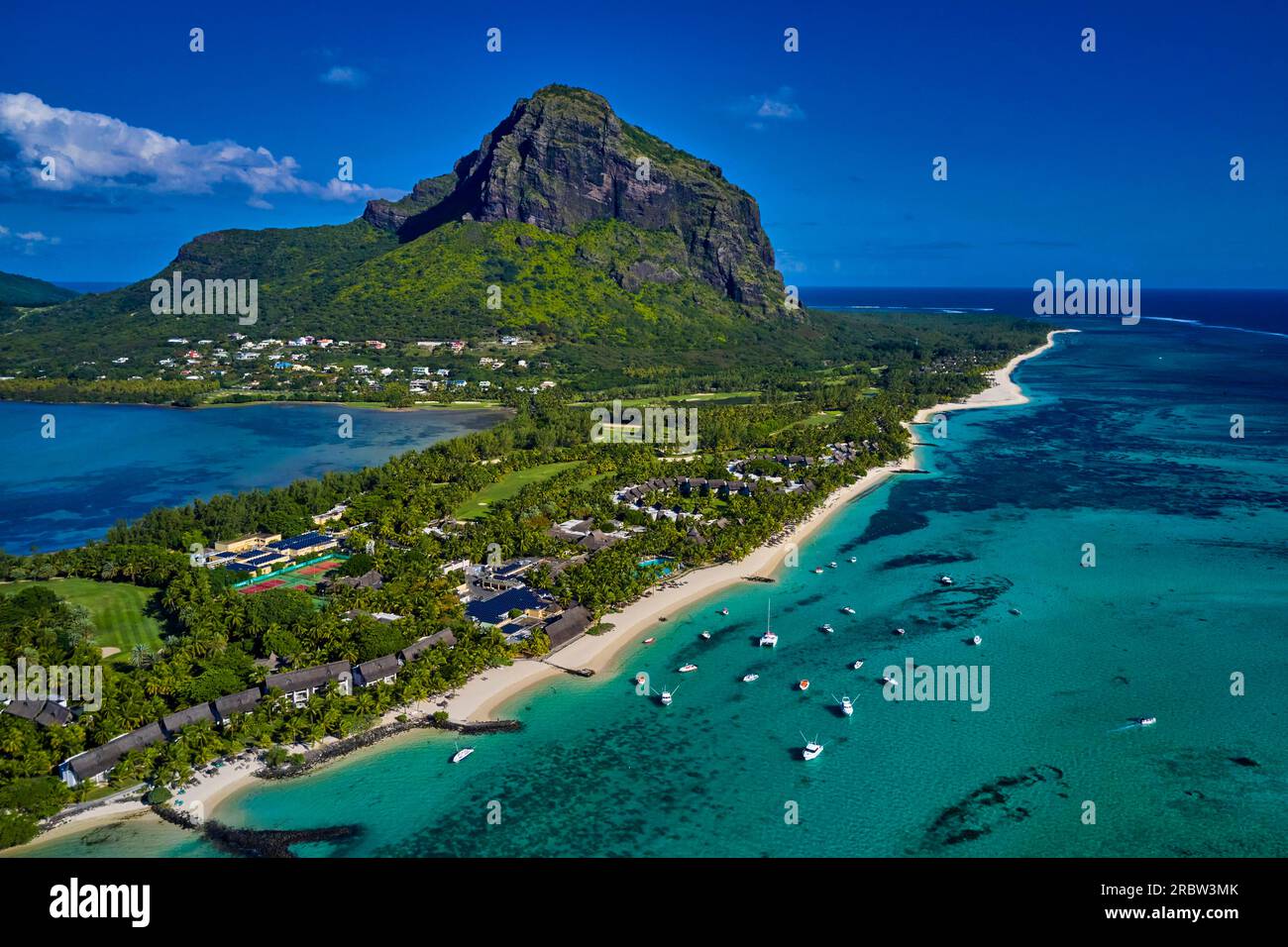 Mauritius, Black River district, Morne Brabant peninsula, Unesco World ...