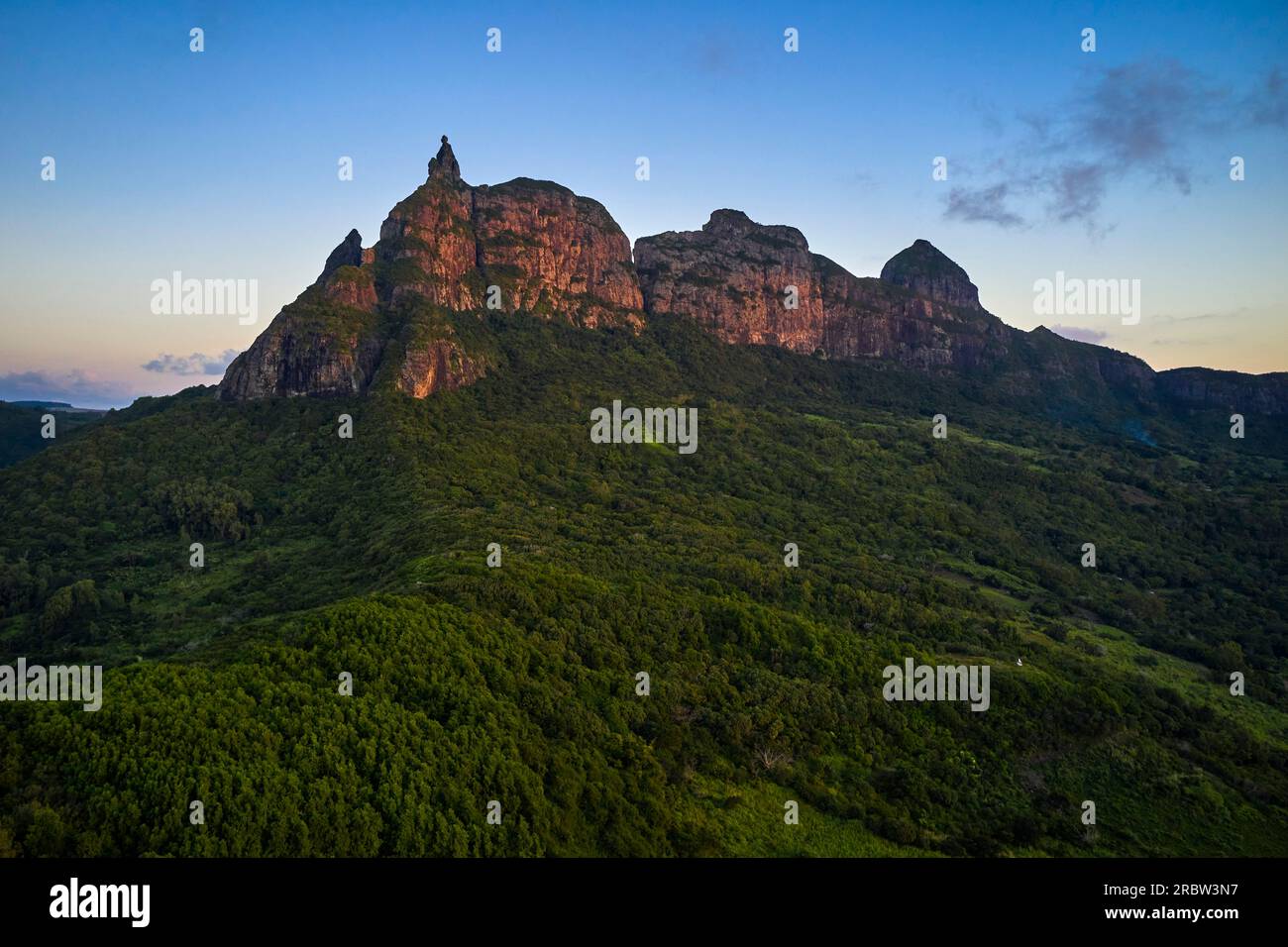 Mauritius, Port-Louis district, Le Pouce mountain Stock Photo - Alamy
