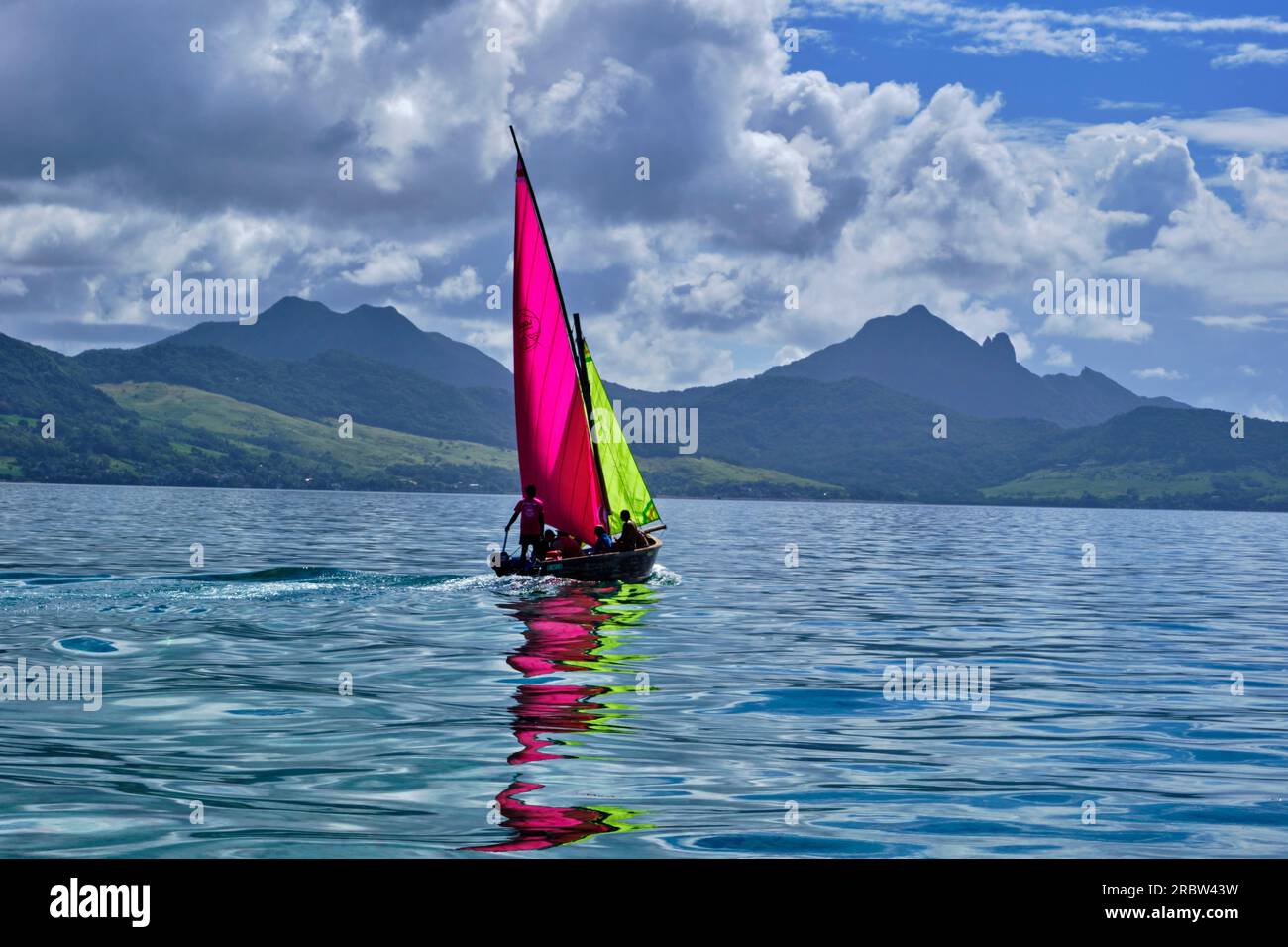 Mauritius, Grand Port district, Old Grand Port, Grand Port bay ...