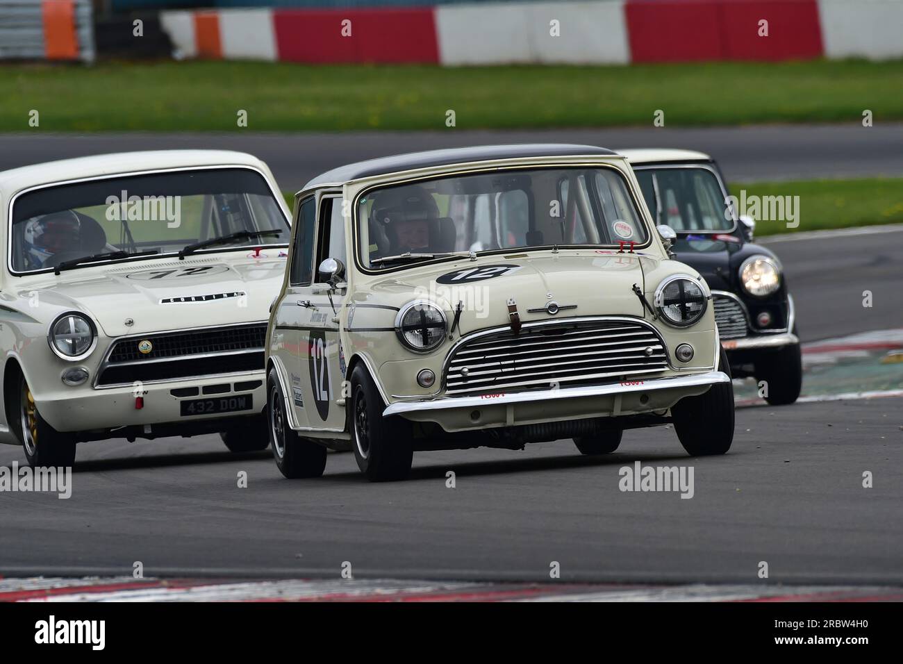 Jim Ayling, Morris Mini Cooper S, Roy Alderslade, Lotus Ford Cortina ...
