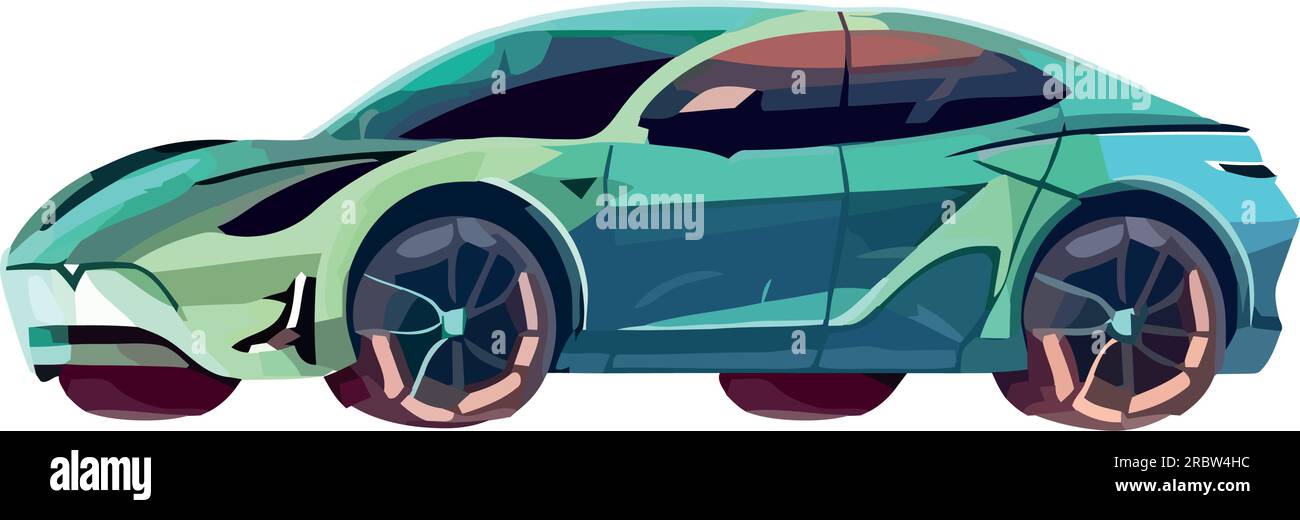 Shiny sports car design Stock Vector Image & Art - Alamy