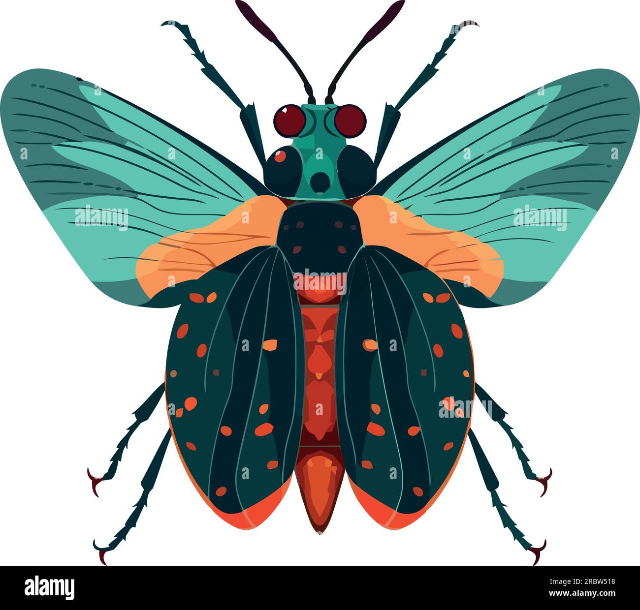 Paper wasp black Stock Vector Images - Alamy
