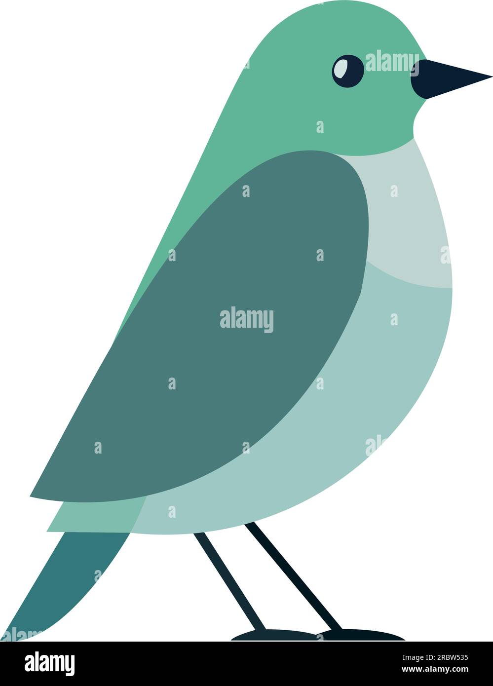 Pigeon in blue colors Stock Vector Images - Alamy