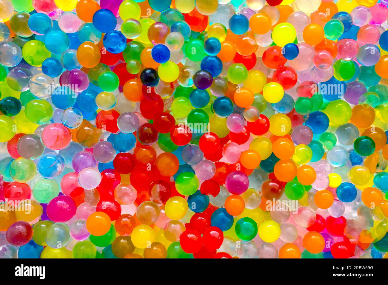 The texture is a lot of different color balls. Set of multi-colored ...