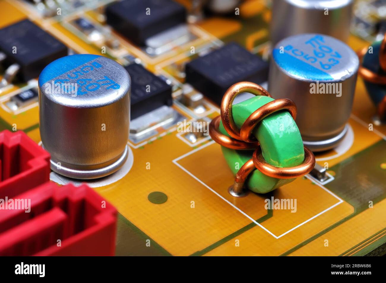 Detail of electronic circuit board, close up Stock Photo - Alamy