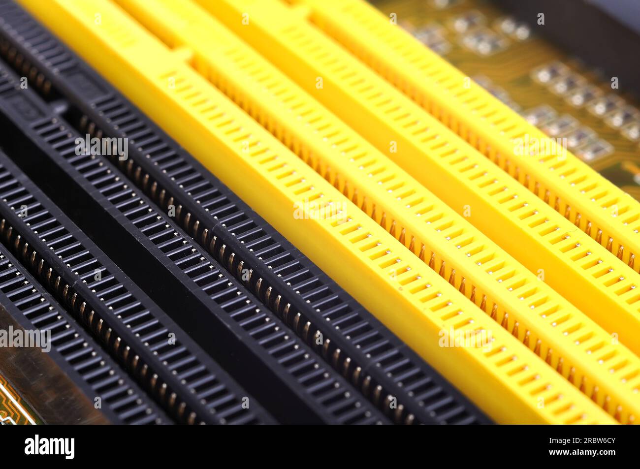 random access memory connector, close up Stock Photo - Alamy