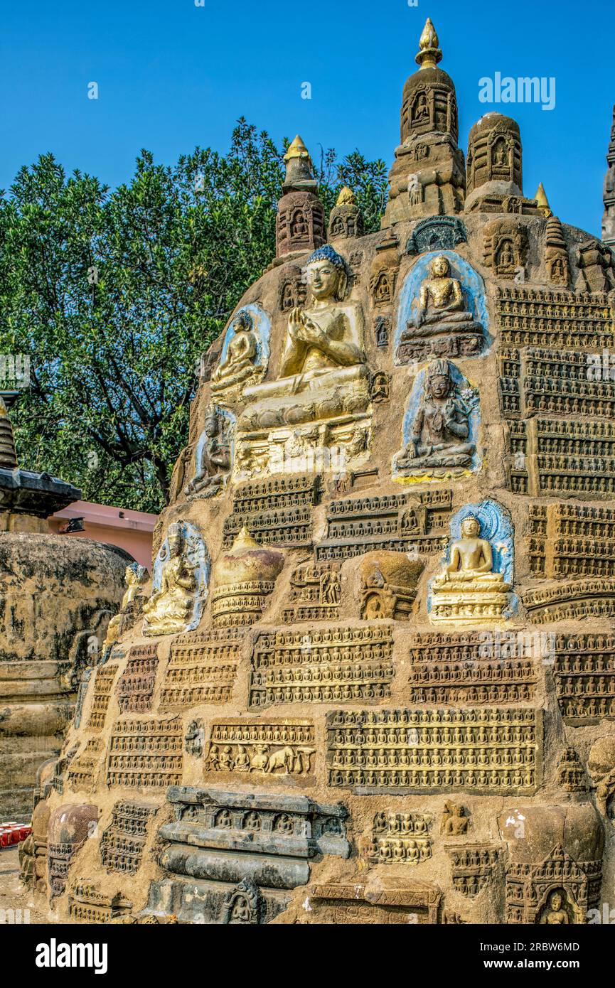 12 25 2014 Vintage Buddhist Votive Stupa at Māyādevī Temple Complex ...