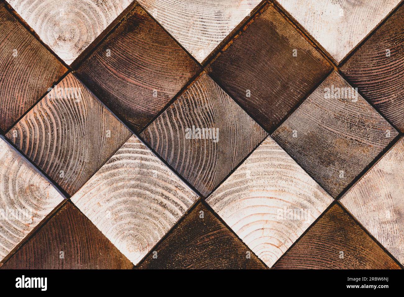 Texture square wooden bars of different colors and shades. Chess ...