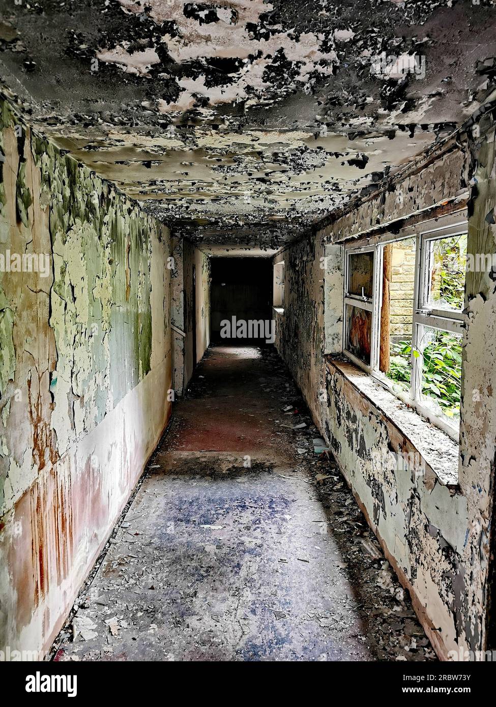 The building is in disrepair BRADFORD, UK. STEP INSIDE the apartment ...
