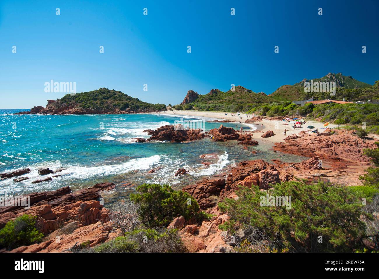Su Sirboni Beach, Marina di Gairo, Ogliastra, Sardinia, Italy, Europe ...
