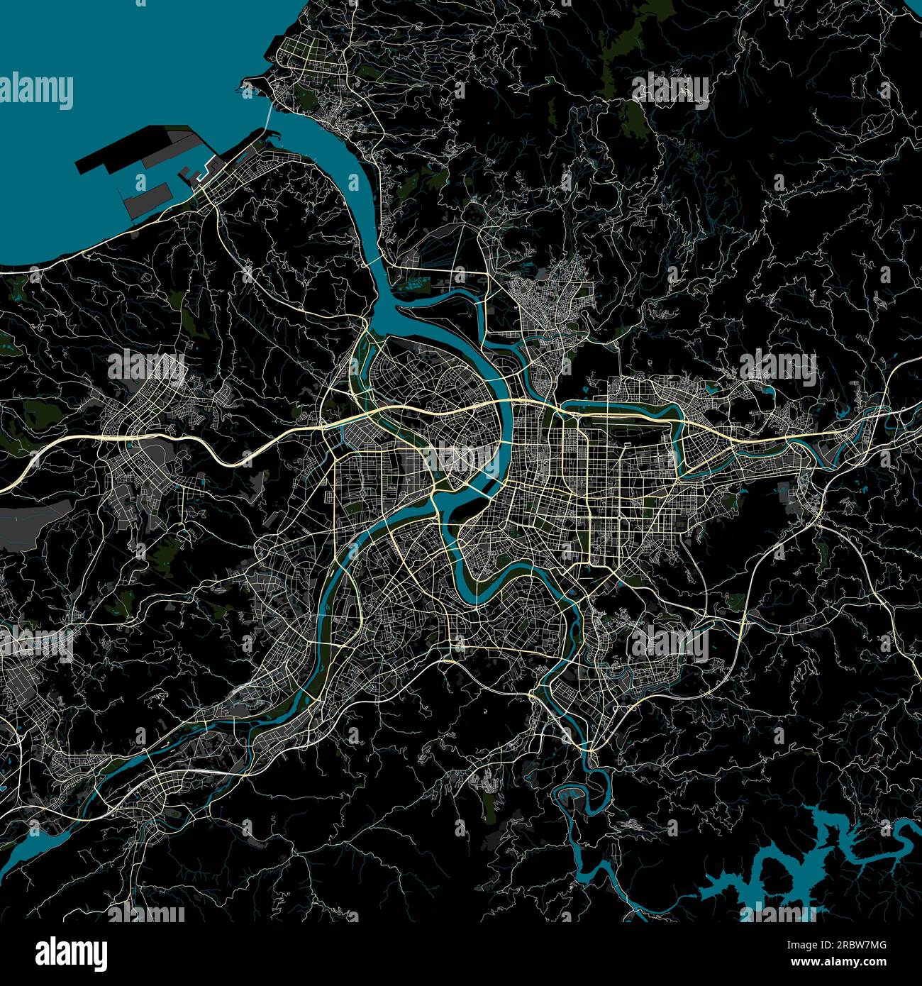 Tainan map hi-res stock photography and images - Alamy