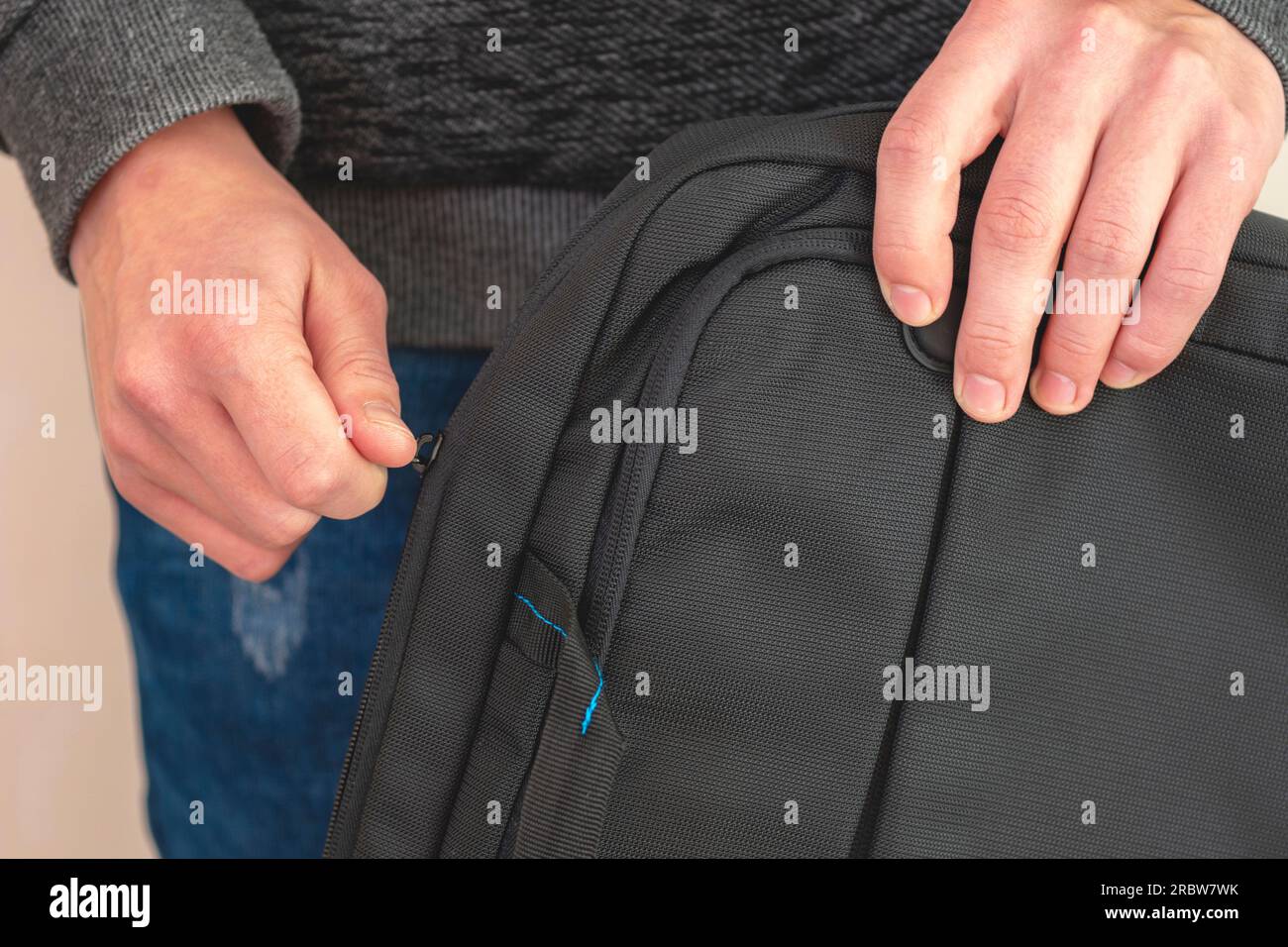 Open mens bag hi-res stock photography and images - Alamy