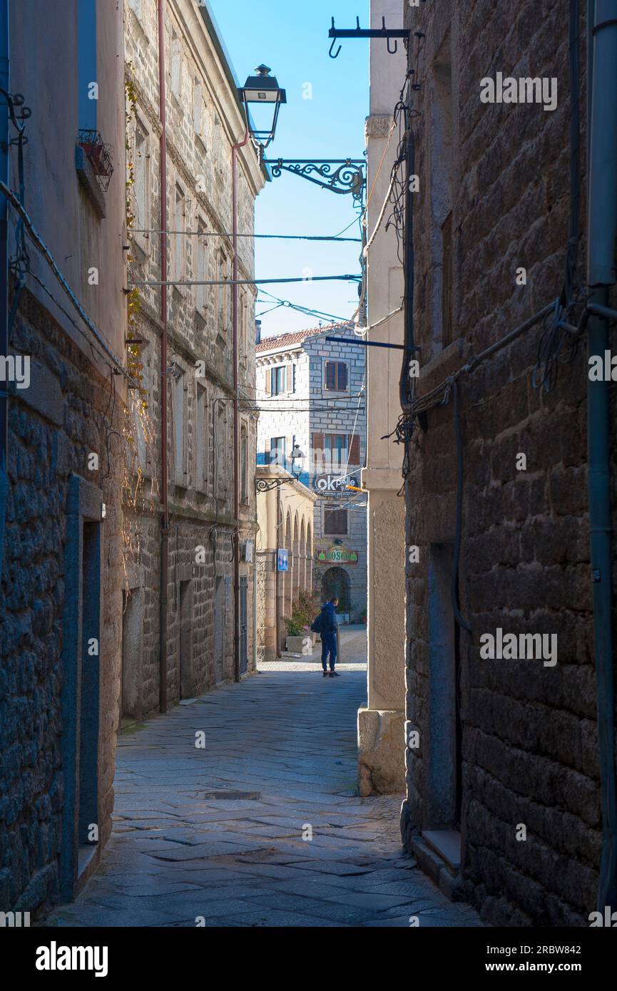 Old Centre; Tempio Pausania; Sardinia, Italy, Europe Stock Photo - Alamy