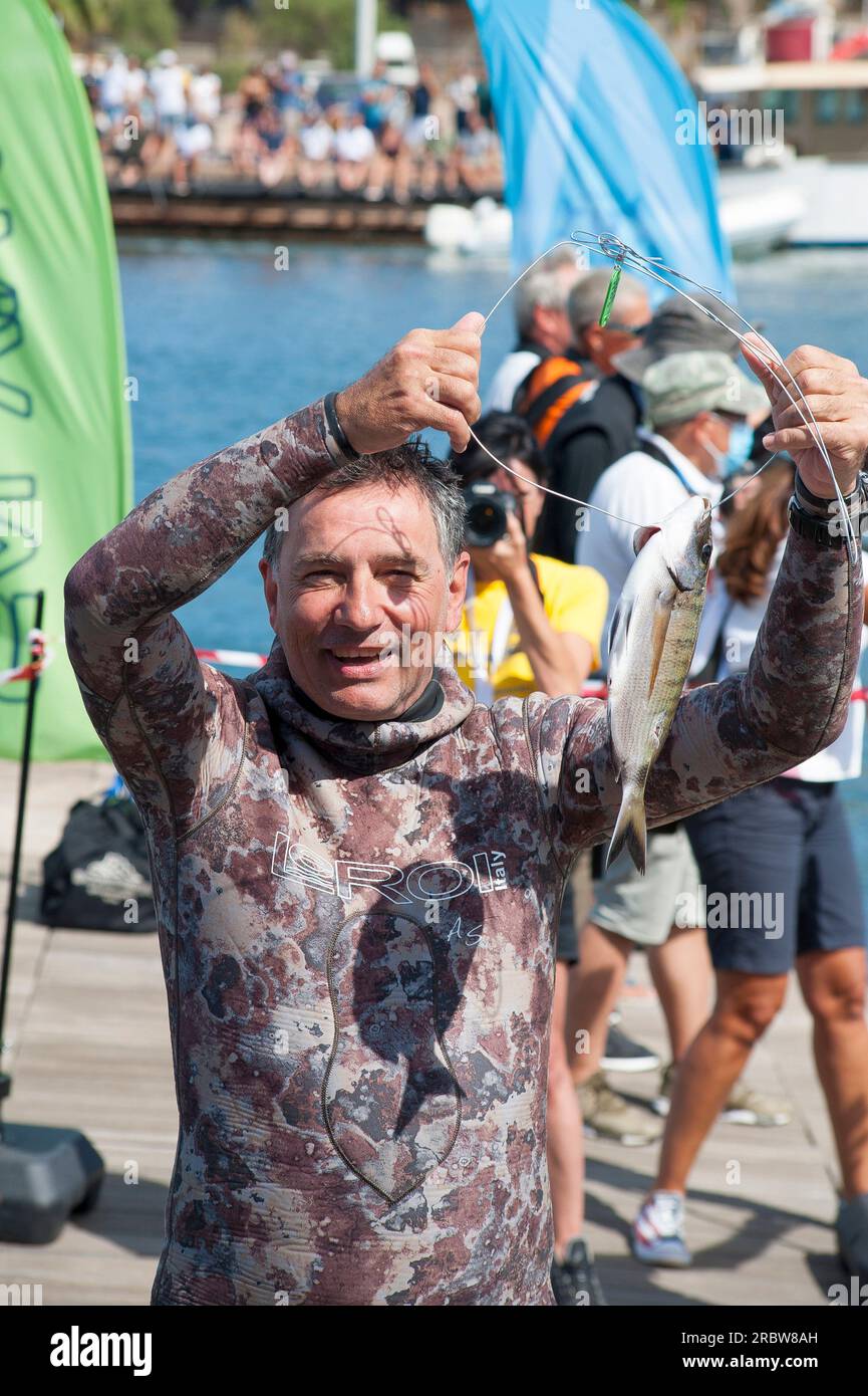 Angelo Spada, South Africa Team, Spearfishing World Championship 2021 ...