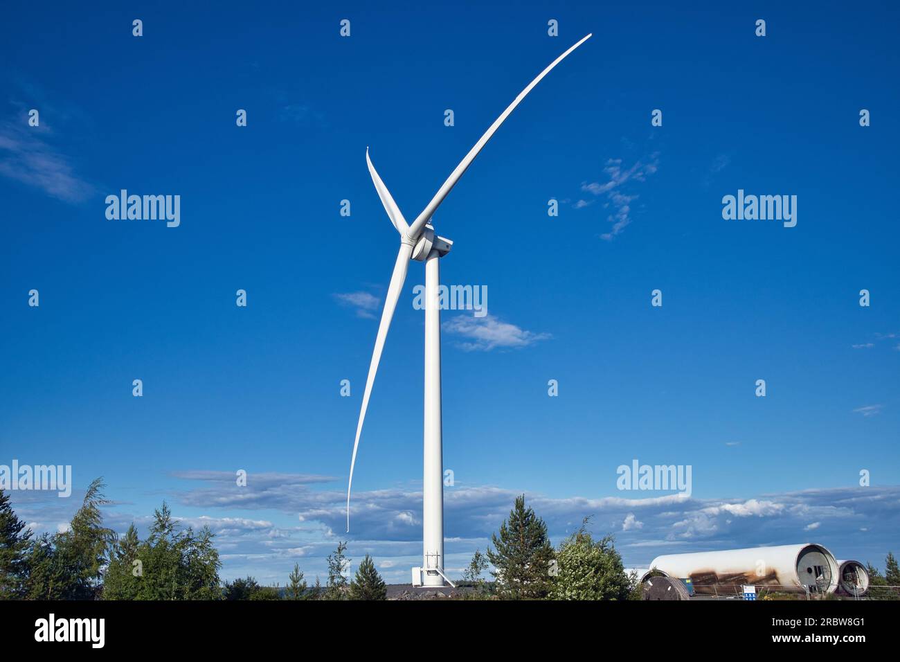 wind power plant in Riutunkari, Oulunsalo Oulu Finland Stock Photo - Alamy