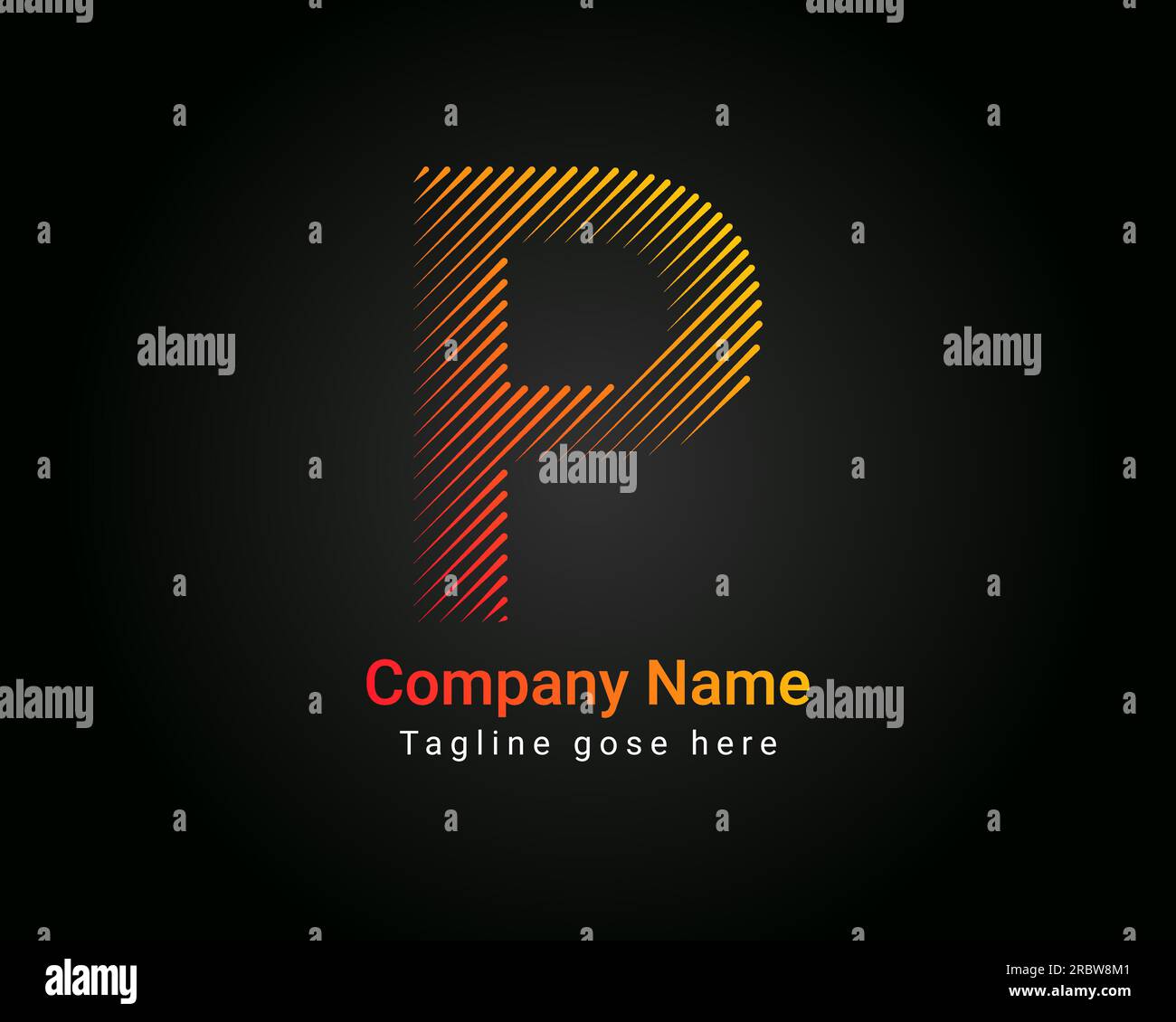 Initial p Stock Vector Images - Alamy