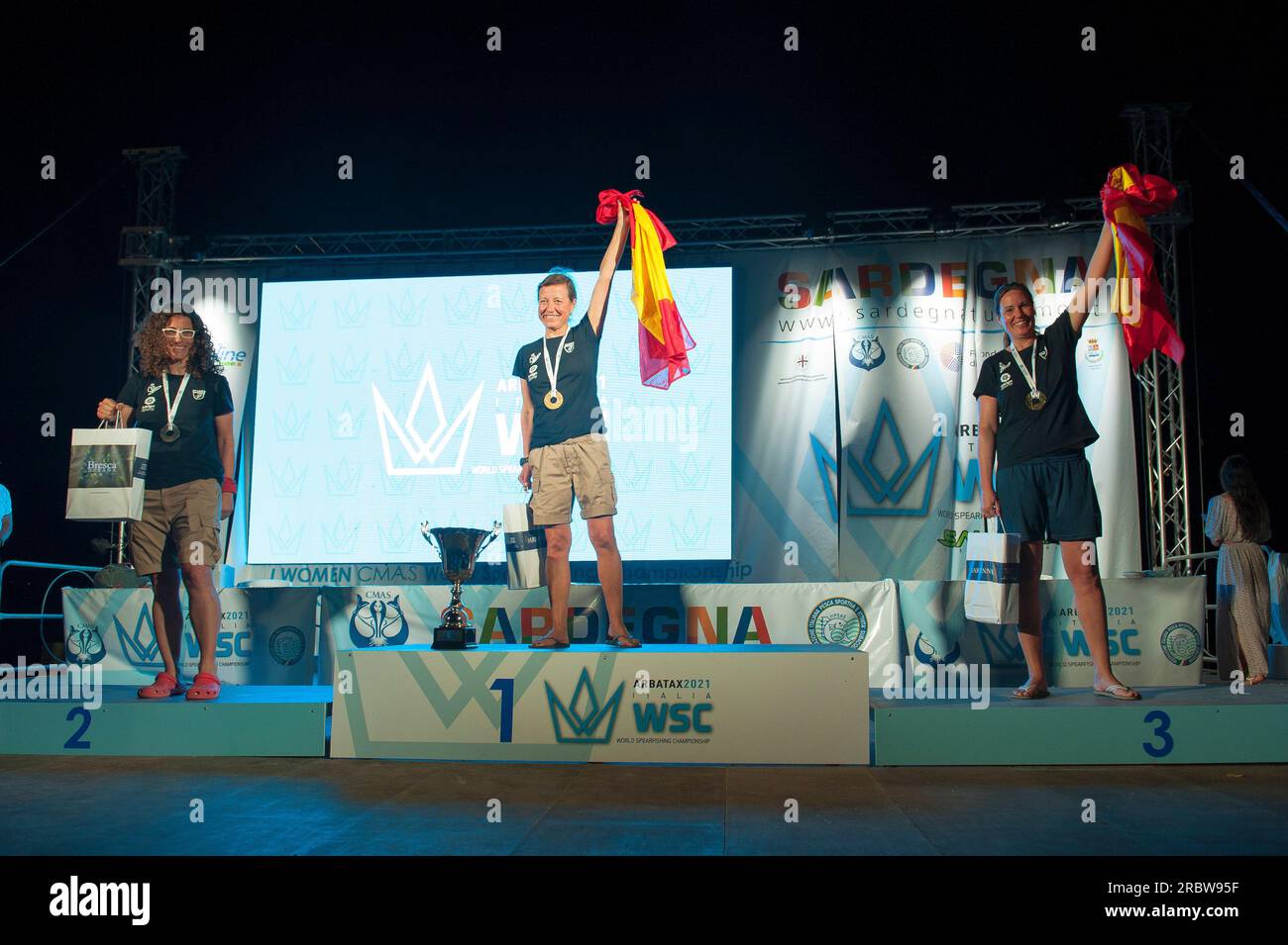 Team women Spain, World Champion of Spearfishing World Championship ...