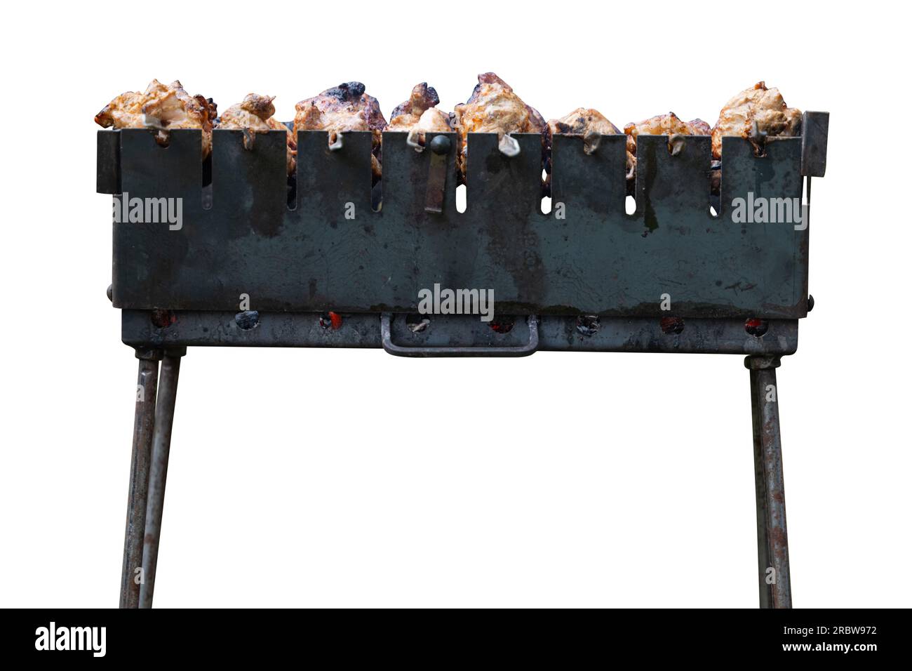 brazier isolated on white background Stock Photo - Alamy