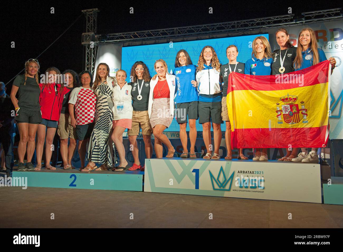 Women World Champion of Spearfishing World Championship 2021, Arbatax ...