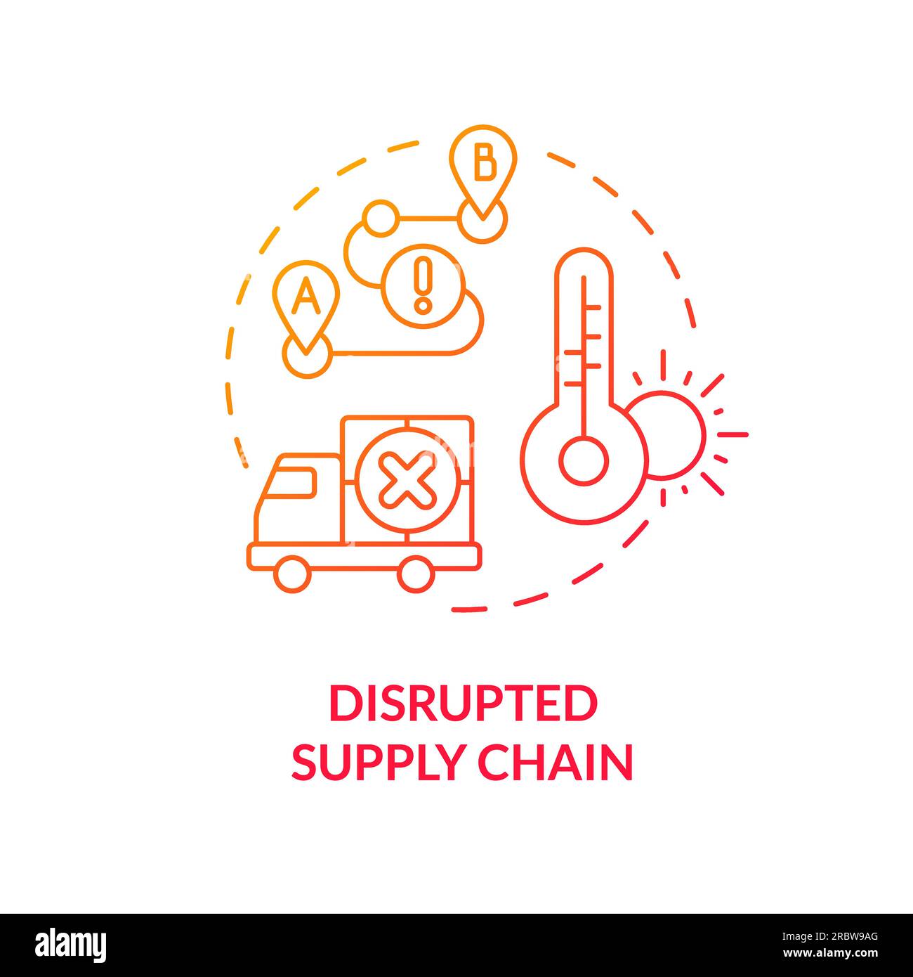 Disrupted supply chain hi-res stock photography and images - Alamy