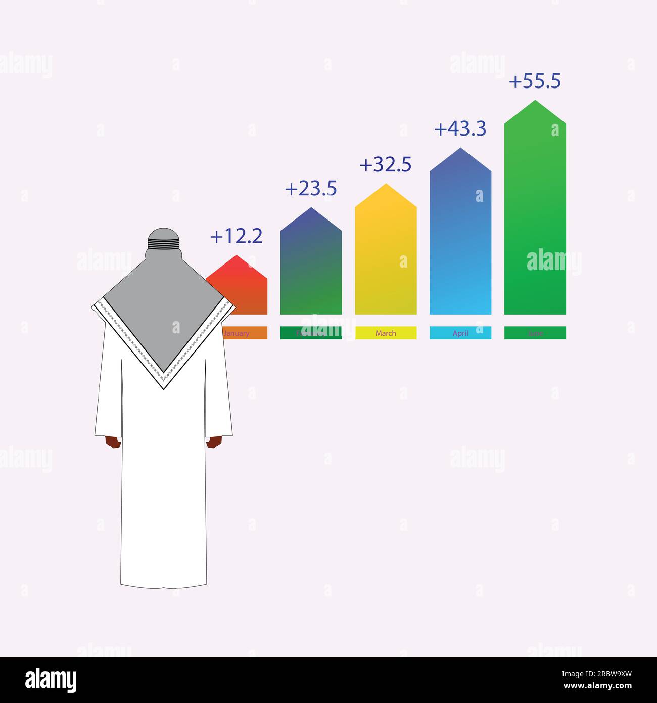 Arabian men in business Stock Vector Images - Alamy