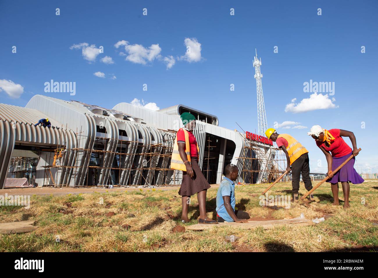 The Mombasa–Nairobi Standard Gauge Railway, completed in 2017, was ...