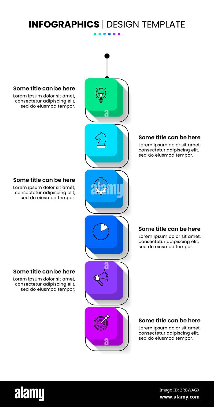 Infographic template with icons and 6 options or steps. Isometric line. Can be used for workflow ...