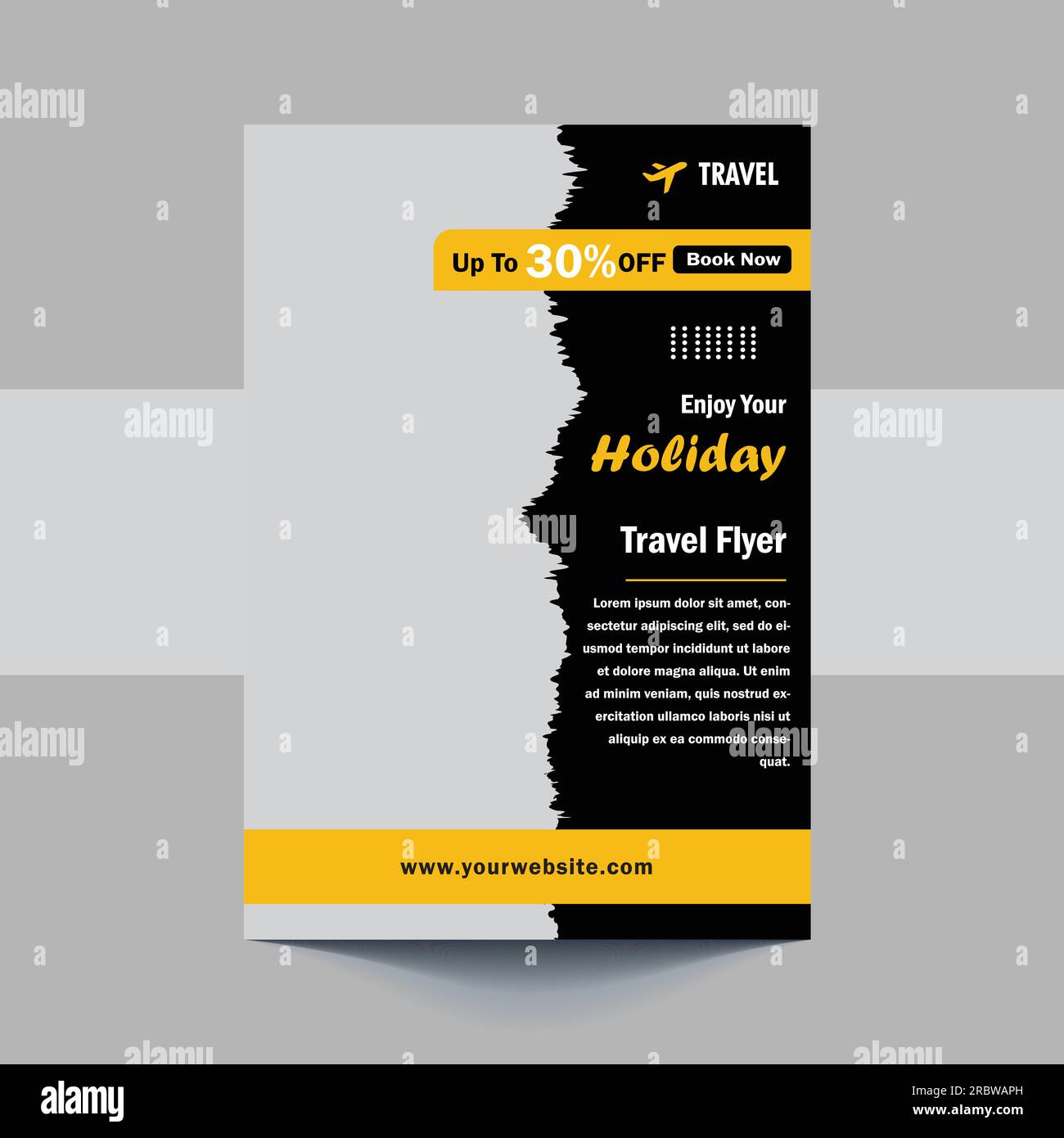Beach pamphlet Stock Vector Images - Alamy