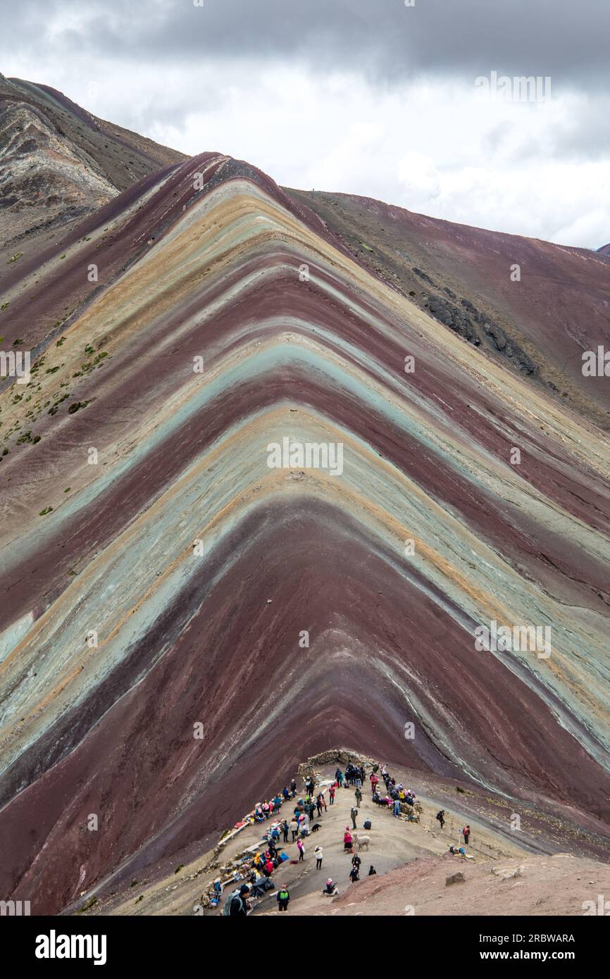 Rainbow Mountains in Peru Stock Photo - Alamy