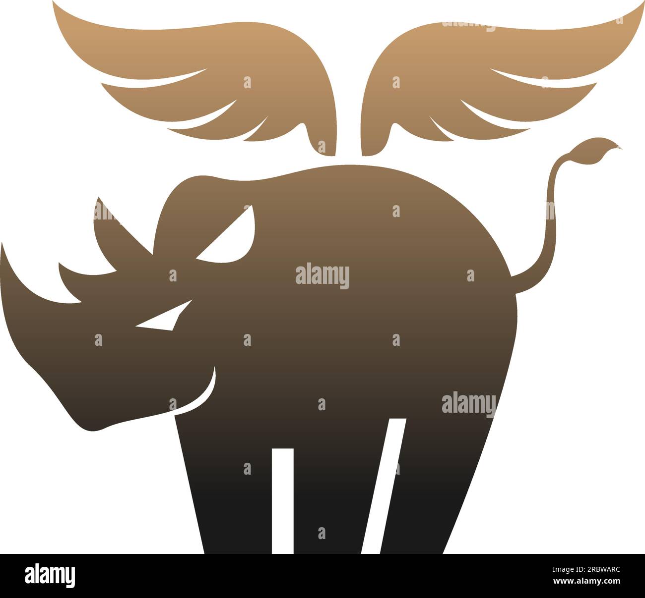 Rhino logo icon design illustration Stock Vector Image & Art - Alamy