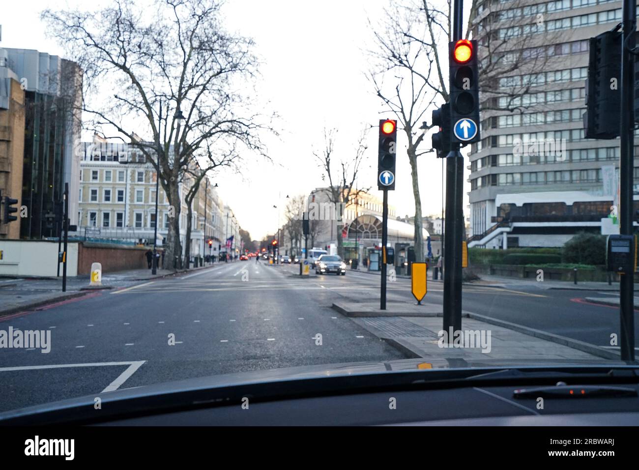 Exterior architecture and European design of London street from view ...