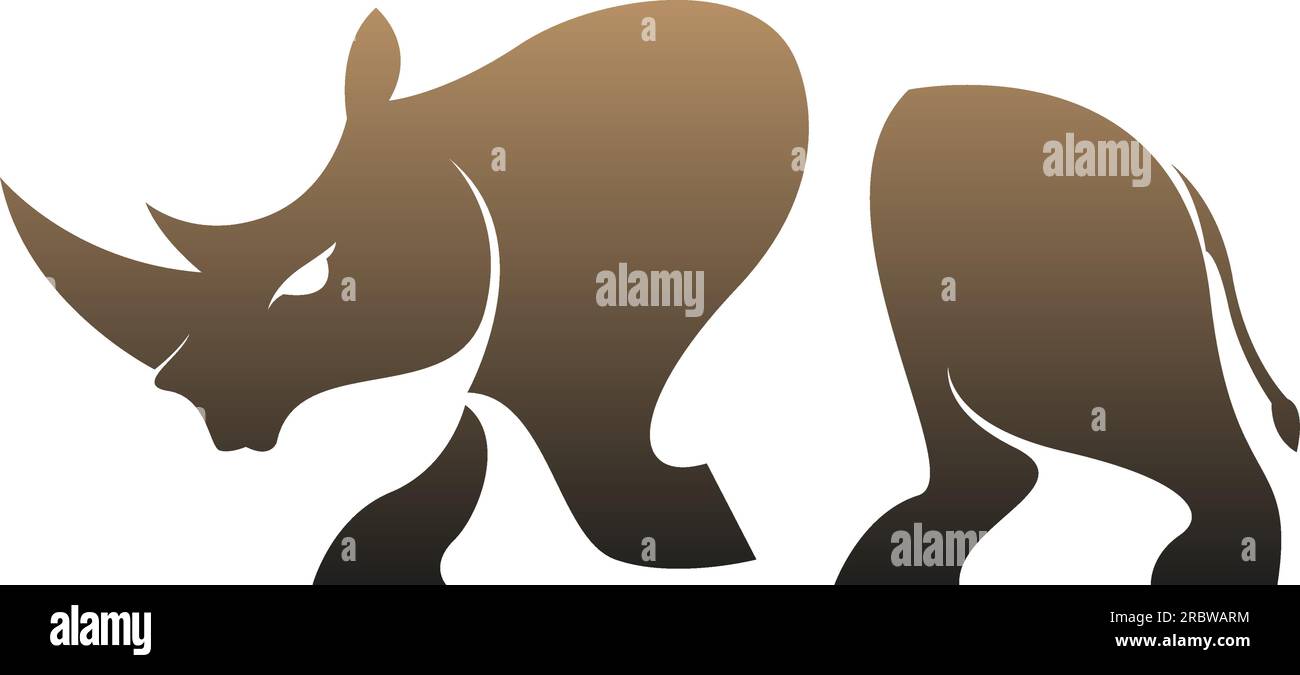 Rhino logo icon design illustration Stock Vector Image & Art - Alamy