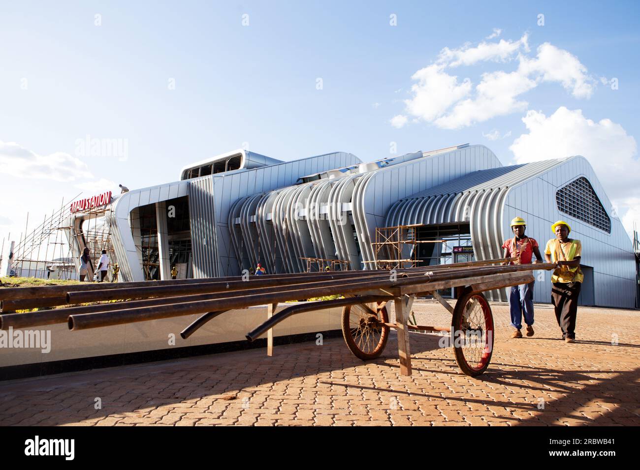 The Mombasa–Nairobi Standard Gauge Railway, completed in 2017, was ...