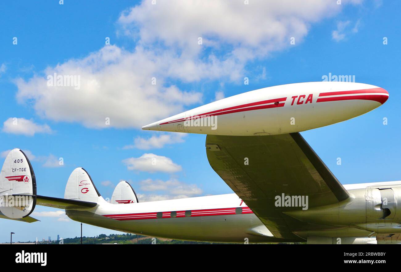 Wingtip fuel tank Trans-Canada Airlines Lockheed 1049G Super ...