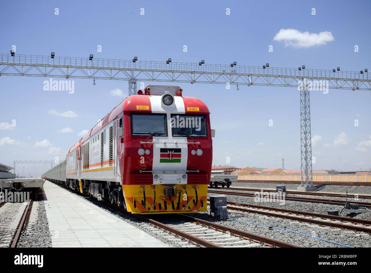 The Mombasa–Nairobi Standard Gauge Railway, completed in 2017, was ...
