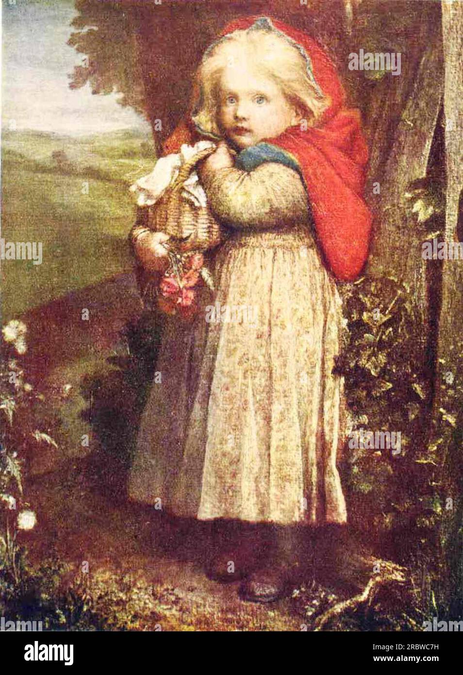 Little Red Riding Hood by George Frederick Watts Stock Photo - Alamy