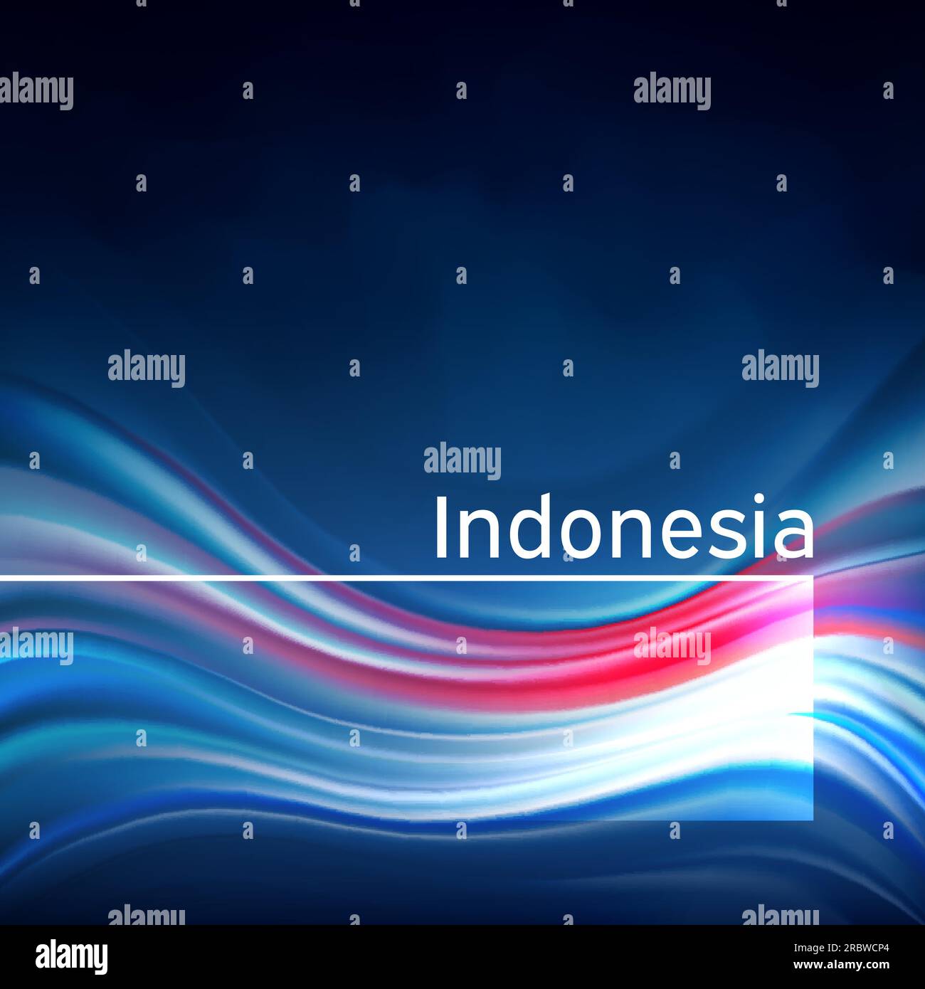 Indonesia flag background. Abstract indonesian flag in the blue sky ...