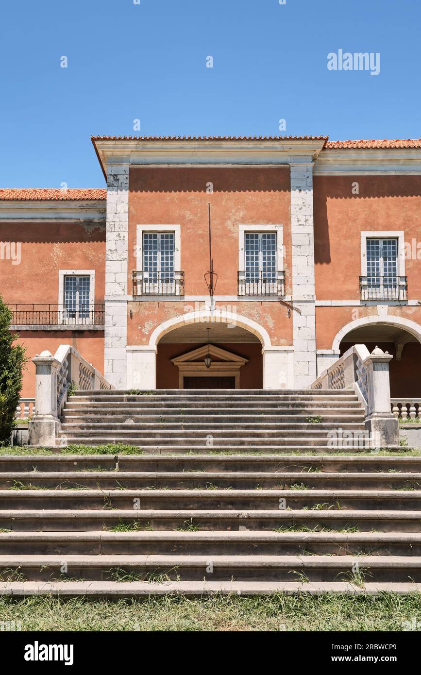 Palace of the Counts of Calheta in Belém, Lisbon, Portugal. The Calheta ...