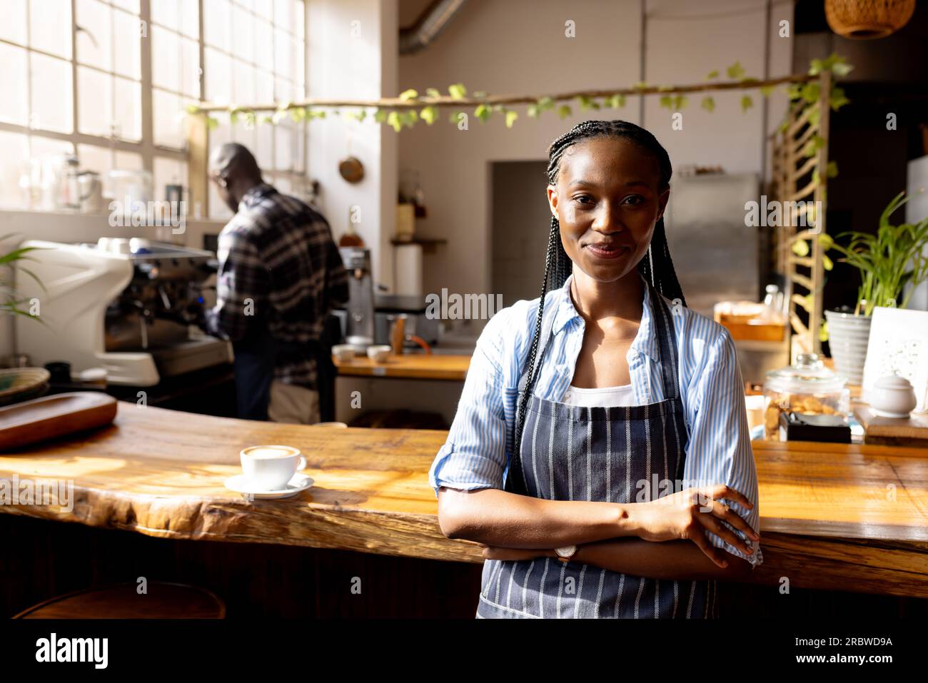 Portrait happy african american female hi-res stock photography and ...
