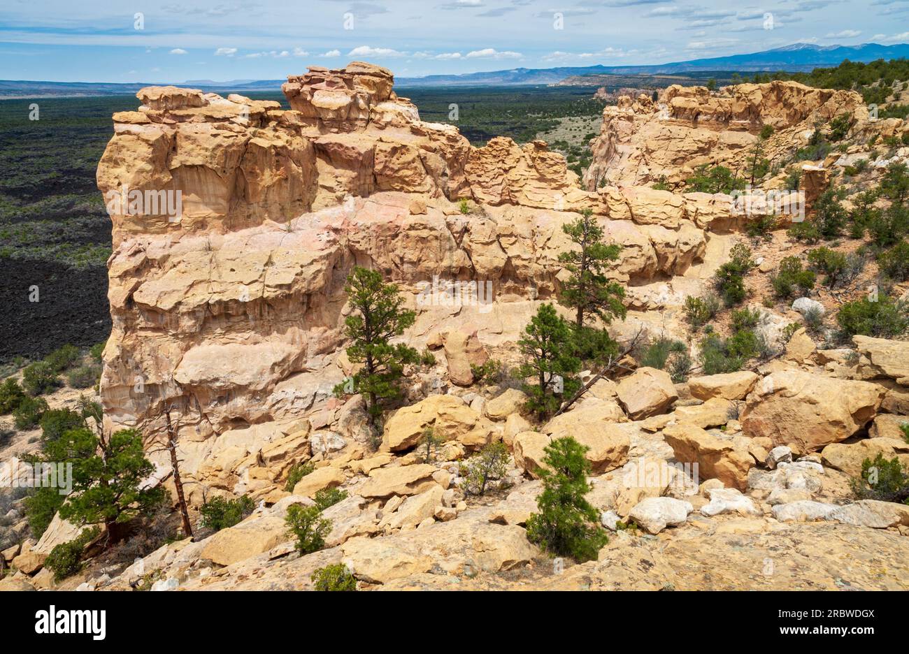 El Malpais National Monument in western New Mexico Stock Photo - Alamy