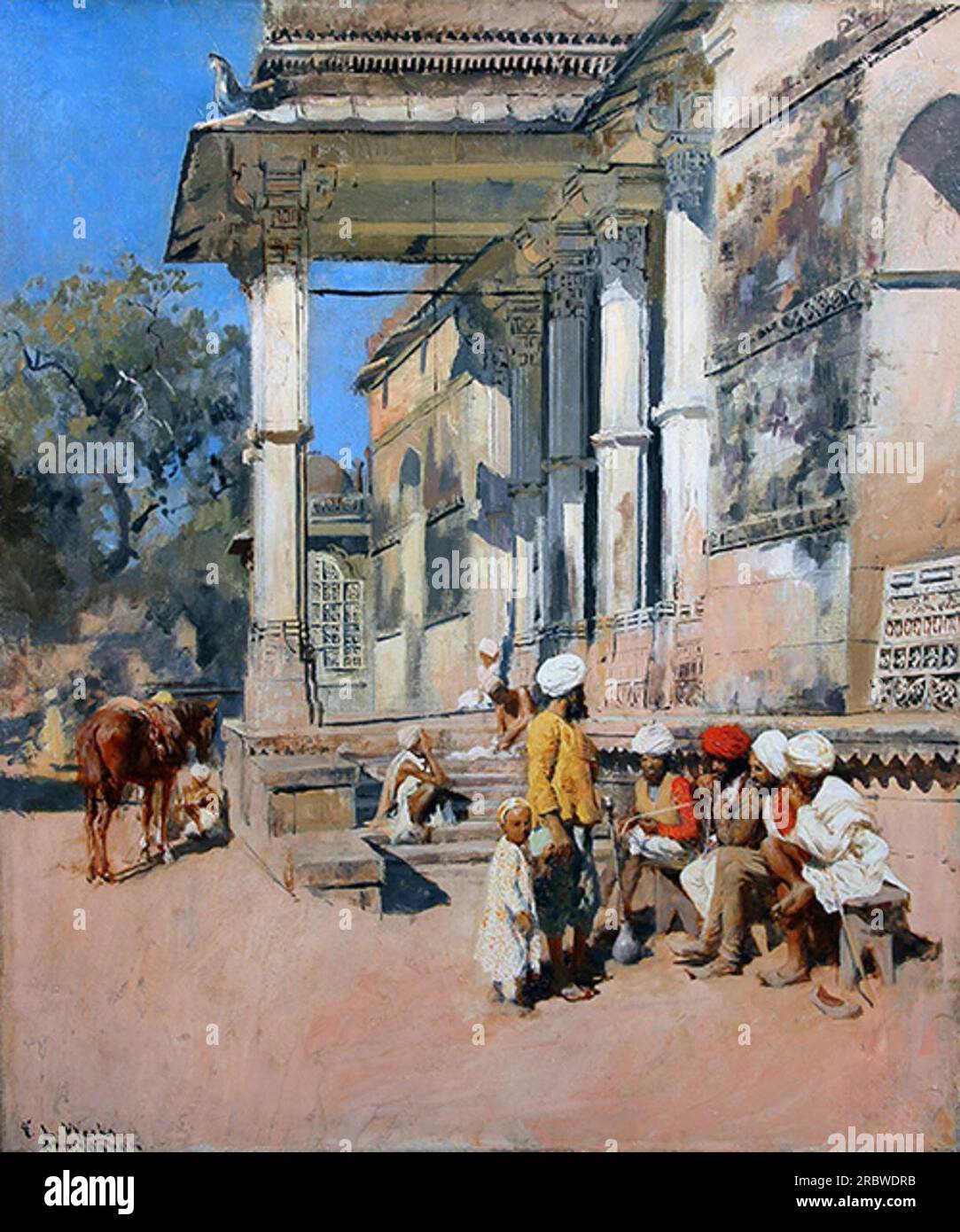 A Portico in Ahmedabad, India by Edwin Lord Weeks Stock Photo - Alamy