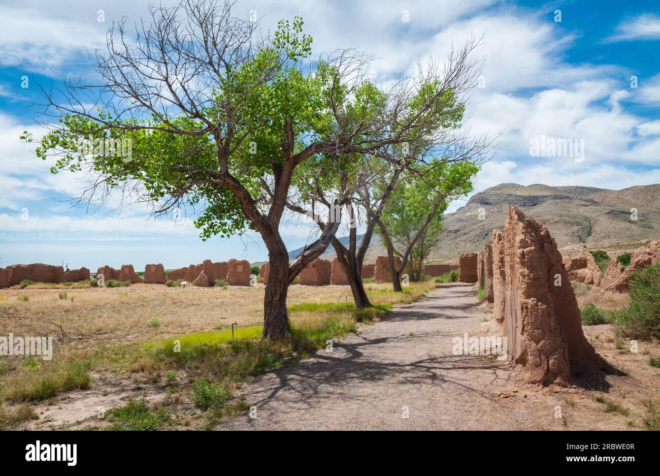 Fort Selden State Monument, Museum in Radium Springs, New Mexico Stock ...